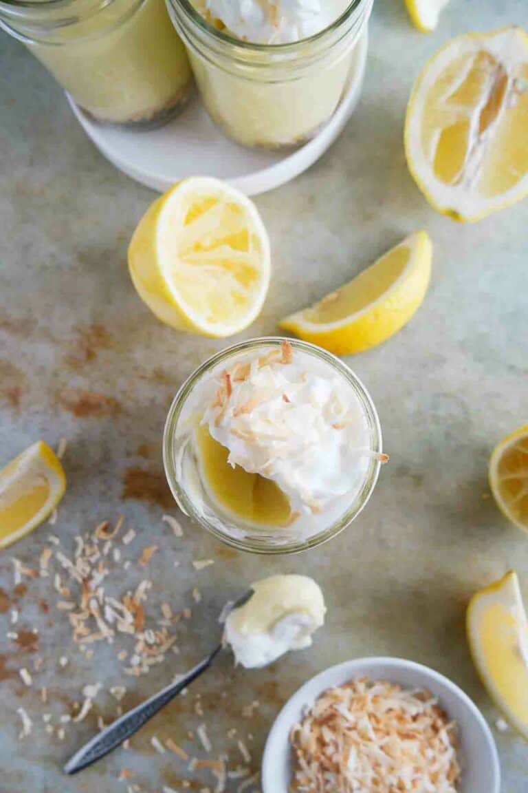Coconut Lemon Pudding Parfaits - Taste and Tell
