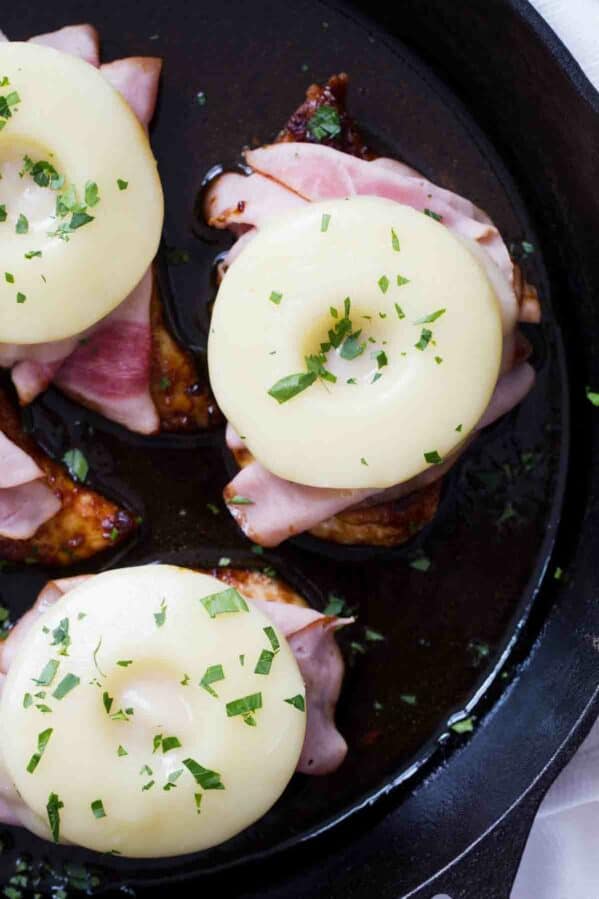 Hawaiian Chicken with Ham and Pineapple - Taste and Tell