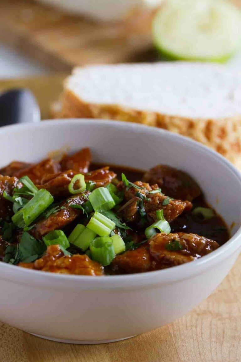 New Mexican Red Pork Chili - Taste and Tell