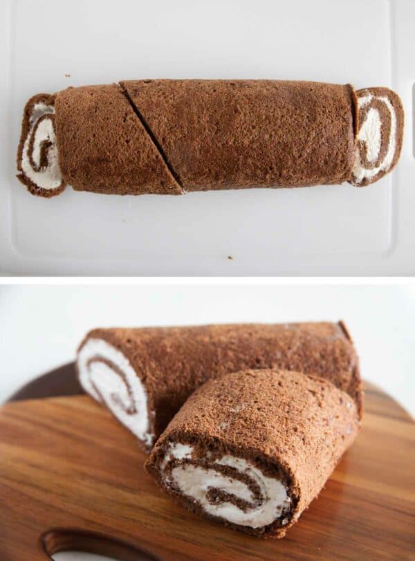 Bûche de Noël (Yule Log Cake) - Taste and Tell