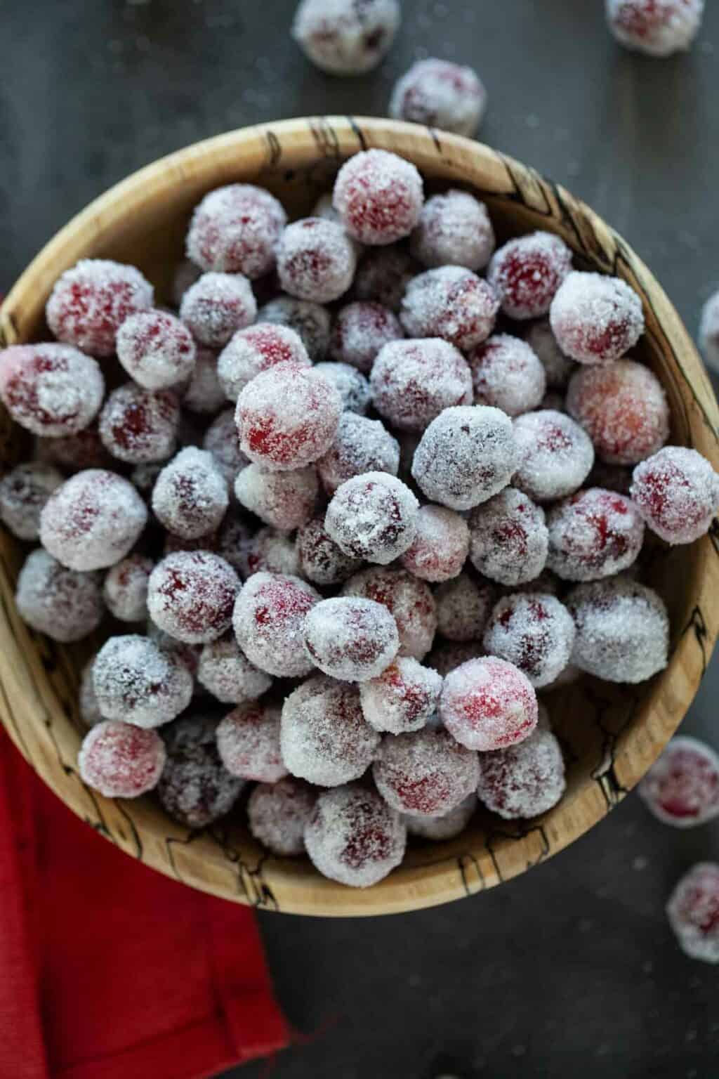Sugared Cranberries - Taste and Tell