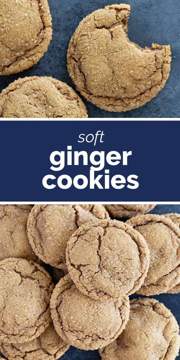 Soft Ginger Cookies - Taste and Tell
