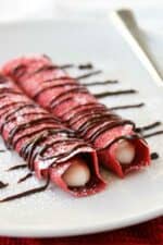 Red Velvet Crepes - Taste and Tell