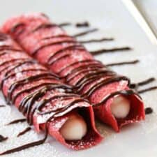 Red Velvet Crepes - Taste and Tell