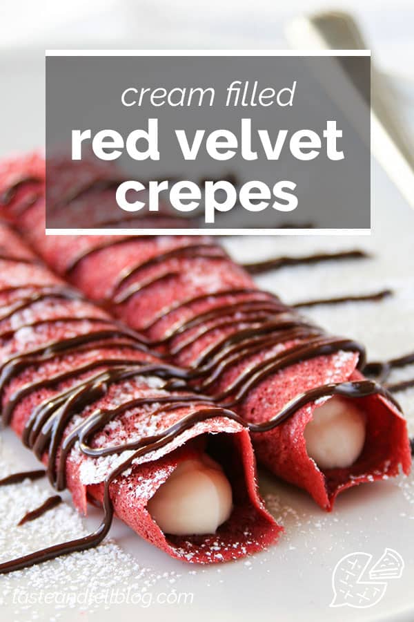 Red Velvet Crepes - Taste and Tell