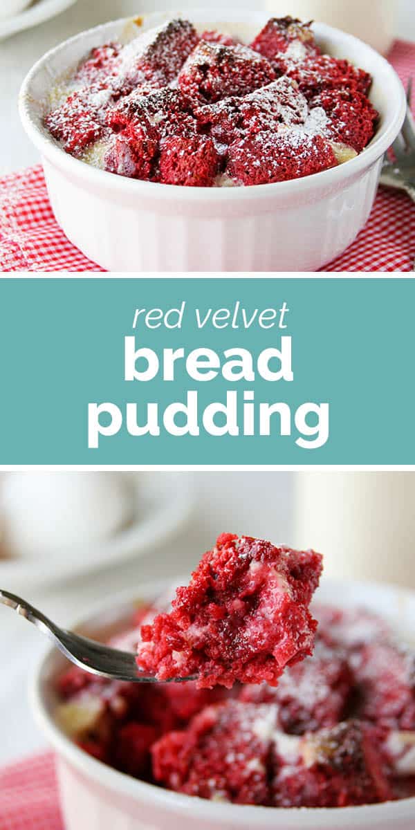 Red Velvet Bread Pudding - Taste and Tell