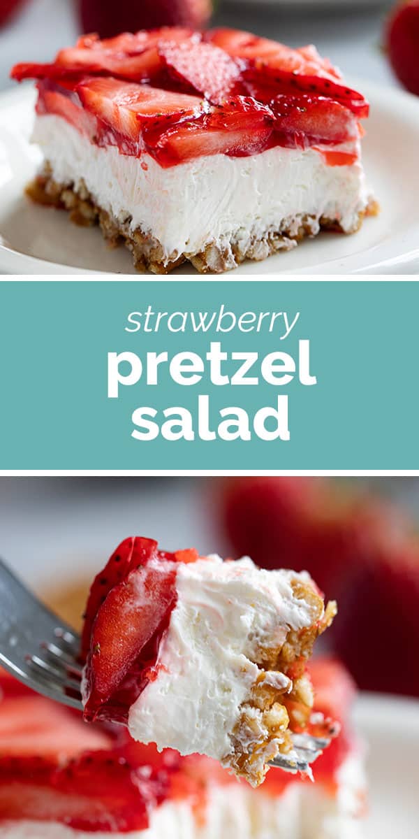 Strawberry Pretzel Salad - Taste and Tell