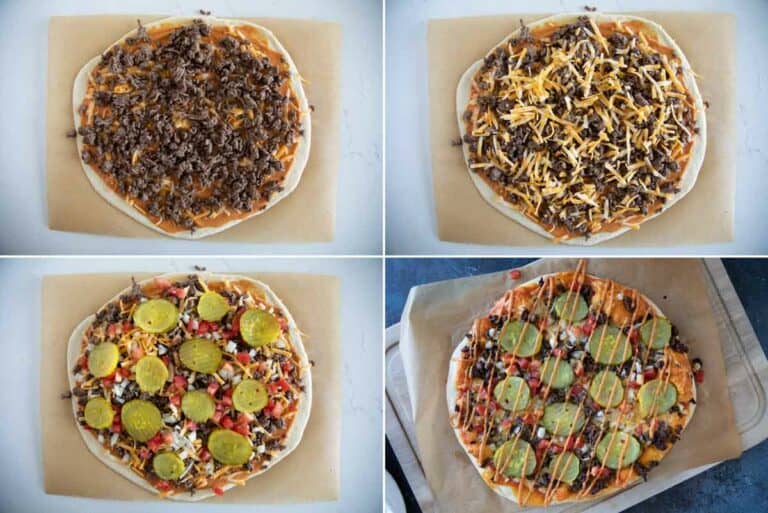 Cheeseburger Pizza - The Ultimate Mashup! - Taste and Tell