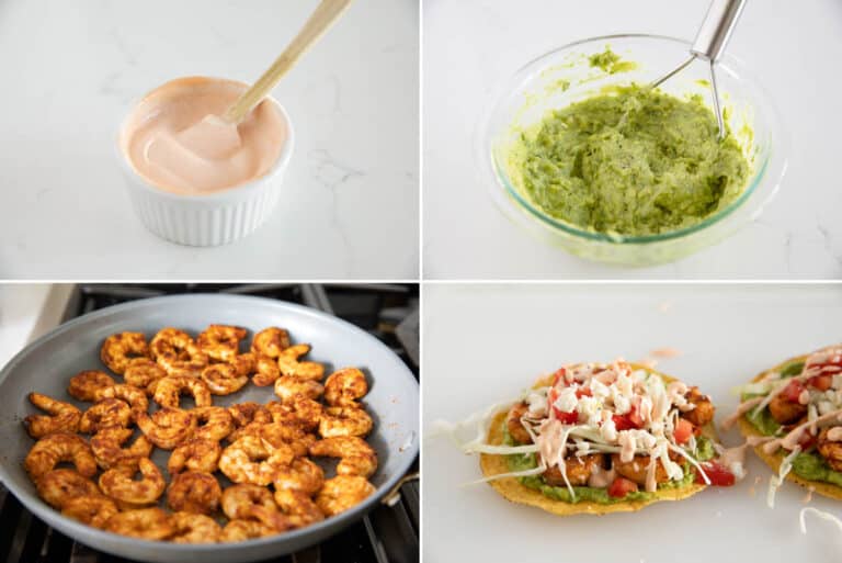 Shrimp Tostadas - Taste and Tell