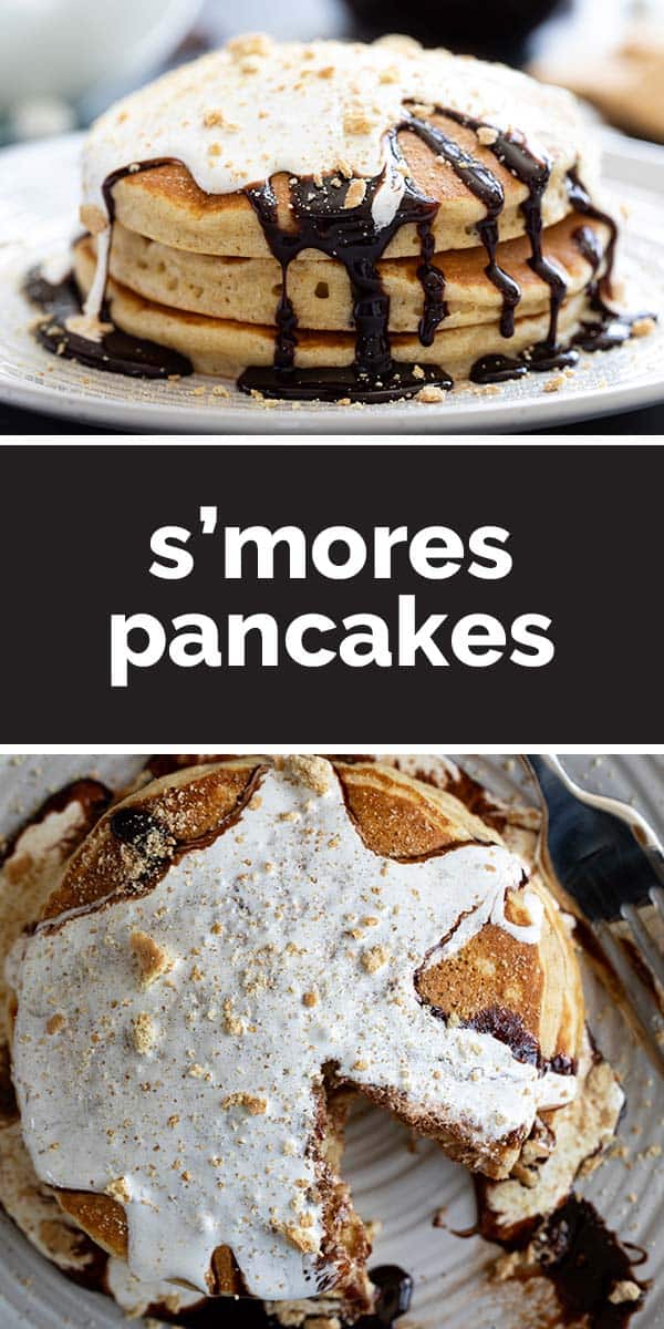 S'mores Pancakes - Taste and Tell