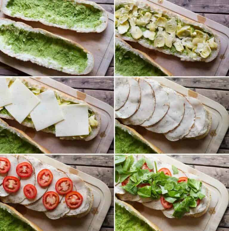 Turkey Sub with Artichokes and Basil - Taste and Tell