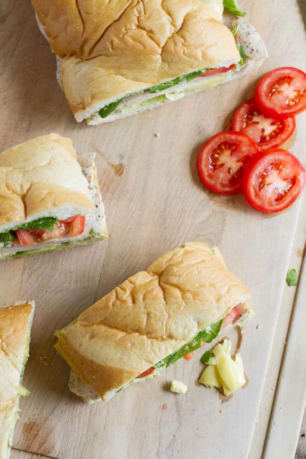 Turkey Sub with Artichokes and Basil - Taste and Tell
