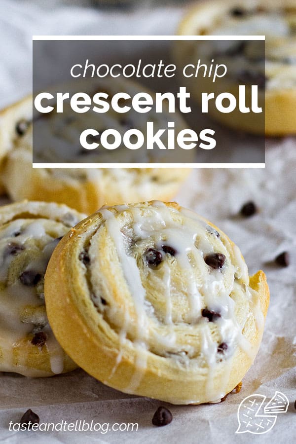 Chocolate Chip Crescent Roll Cookies - Taste and Tell