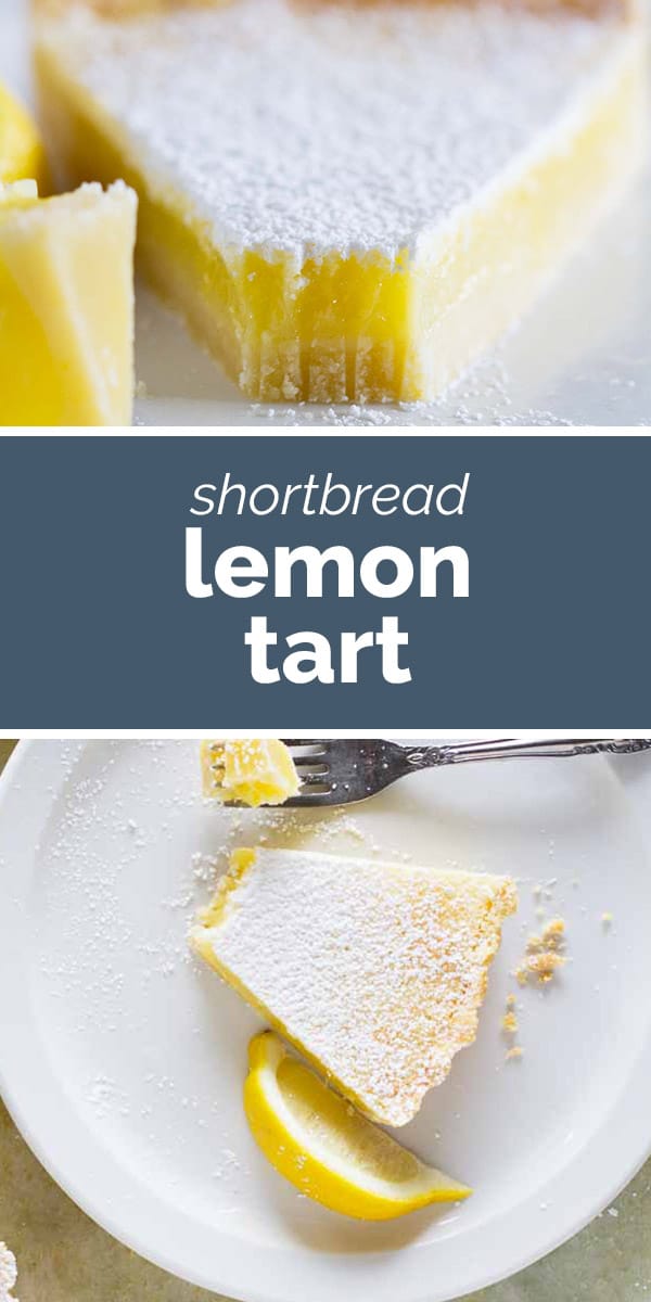Shortbread Lemon Tart - Taste and Tell