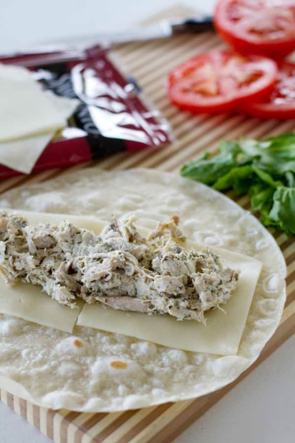 Chicken Pesto Wraps - Taste and Tell