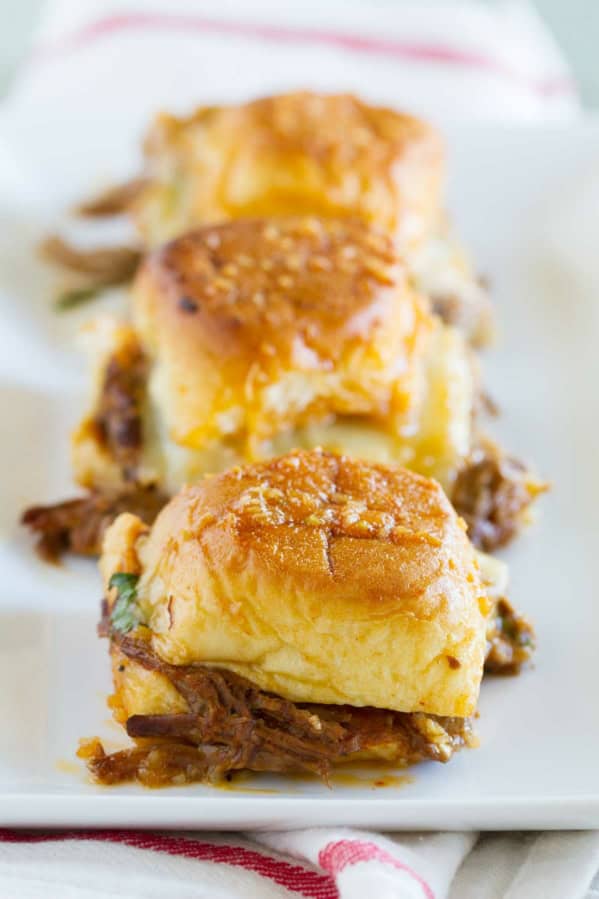 Enchilada Beef Sliders - Taste and Tell