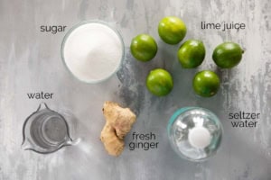 Sparkling Ginger Limeade - Taste and Tell