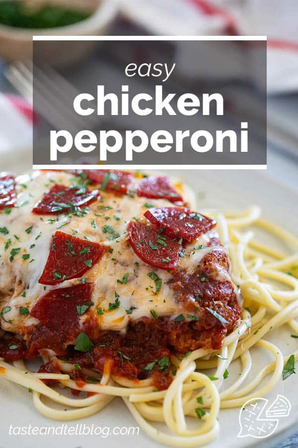 Chicken Pepperoni - Fast and Easy! - Taste and Tell