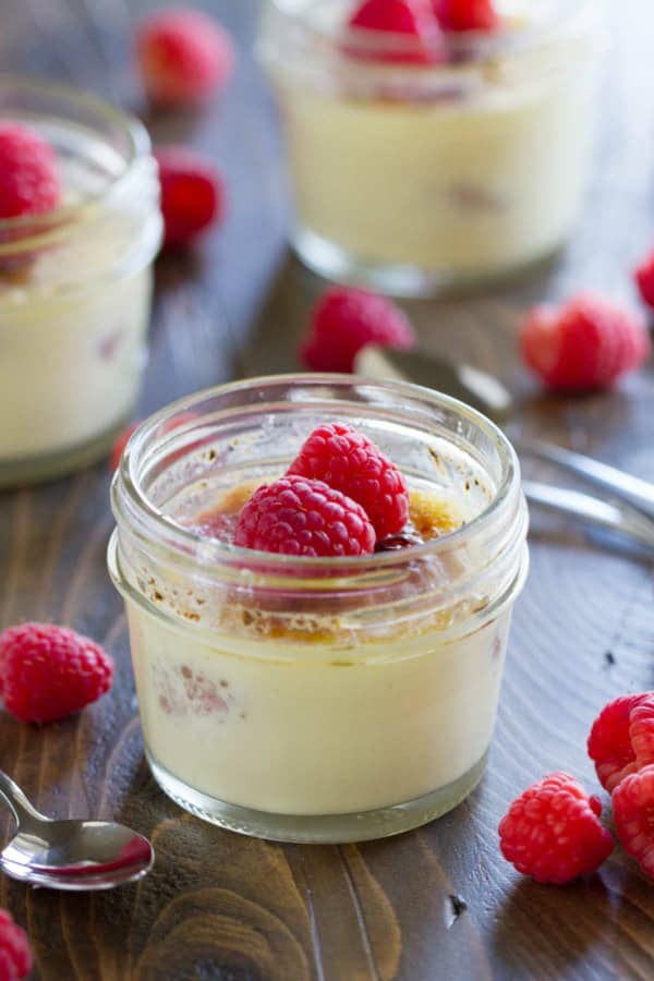 Raspberry Creme Brulee Recipe - Taste and Tell