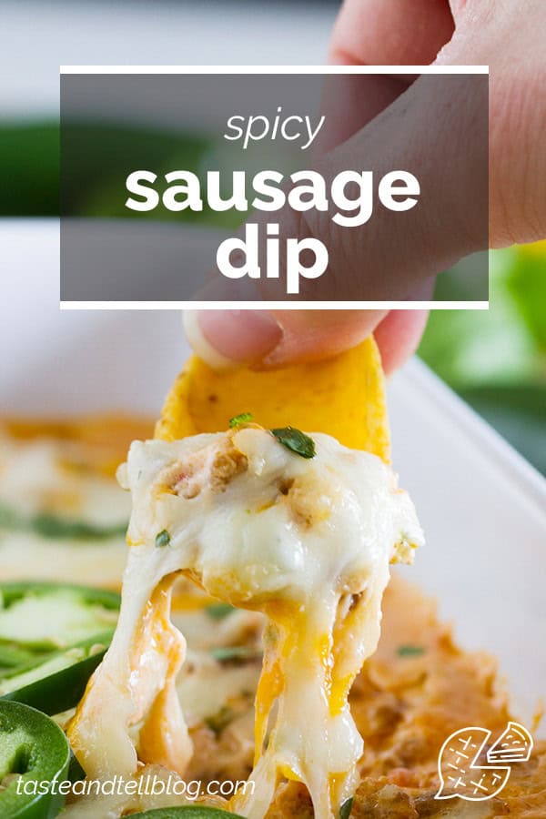Spicy Sausage Dip - Taste and Tell