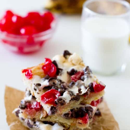 Banana Split Bars - Taste and Tell