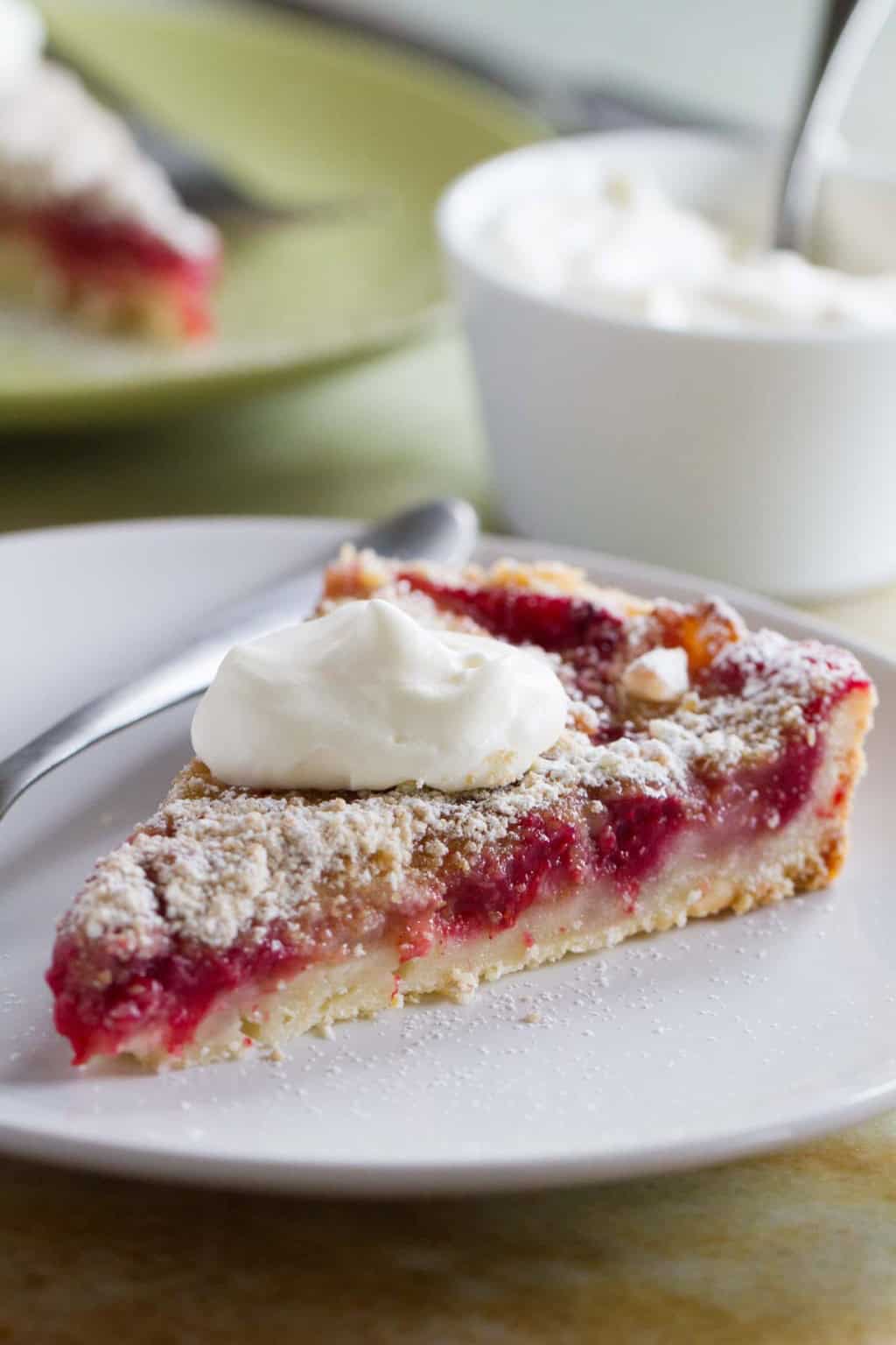 Pear and Raspberry Tart - Taste and Tell