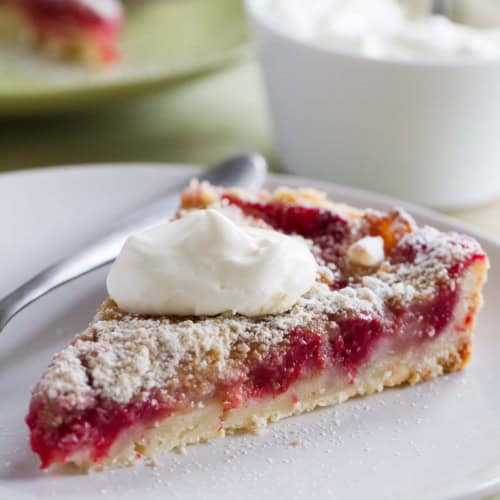 Pear and Raspberry Tart - Taste and Tell
