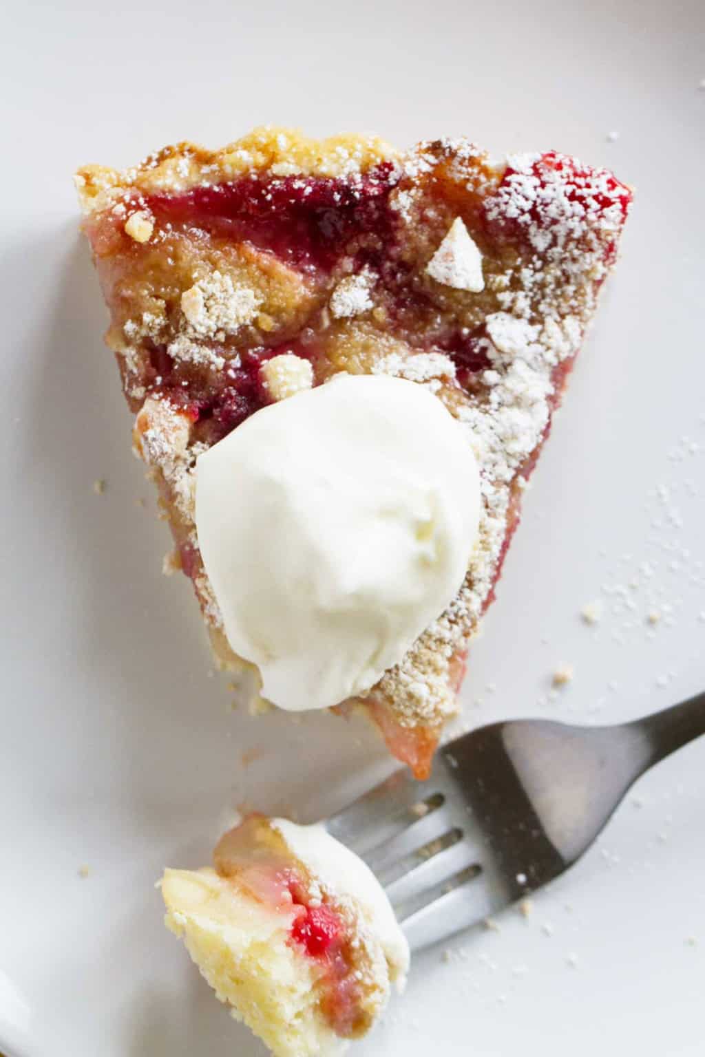 Pear and Raspberry Tart - Taste and Tell