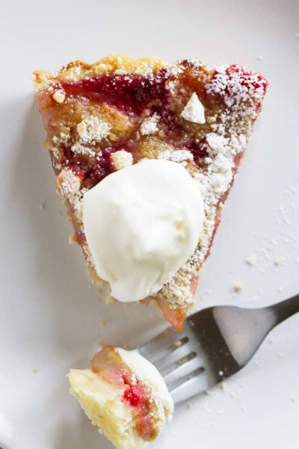 Pear and Raspberry Tart - Taste and Tell