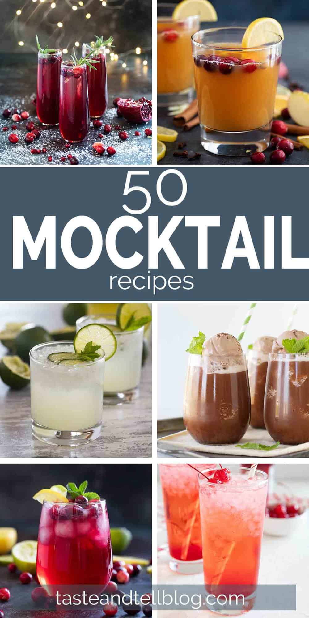 50 Mocktail Recipes - Taste and Tell
