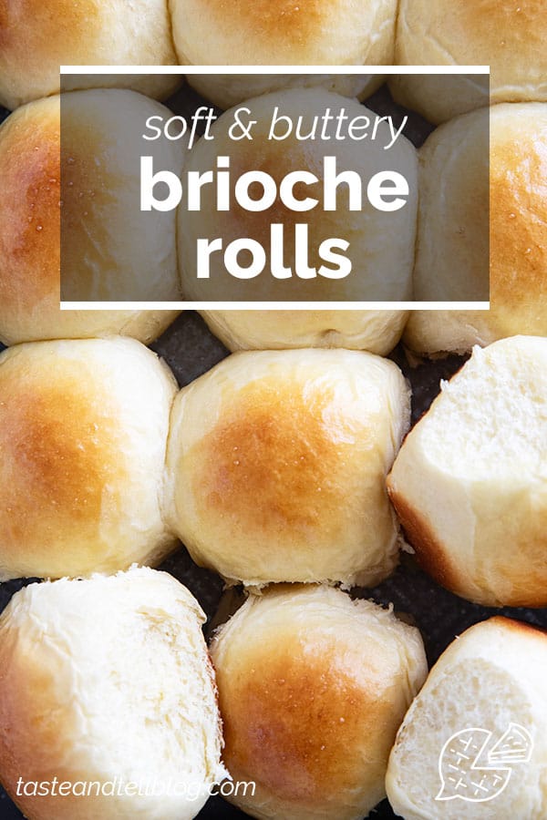 Brioche Rolls - Taste and Tell