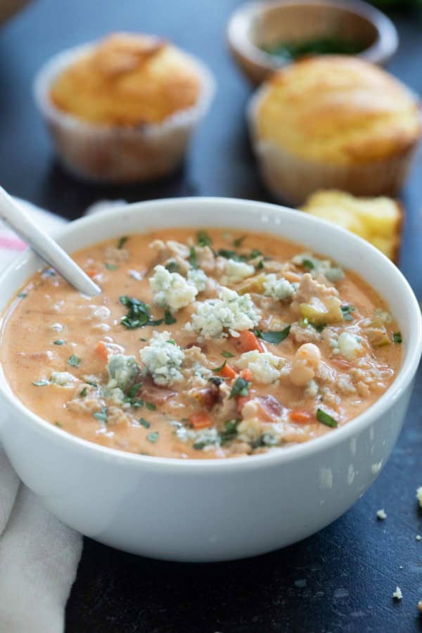 Buffalo Chicken Chili - Taste and Tell