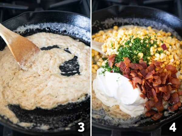Creamy Corn and Bacon - Taste and Tell