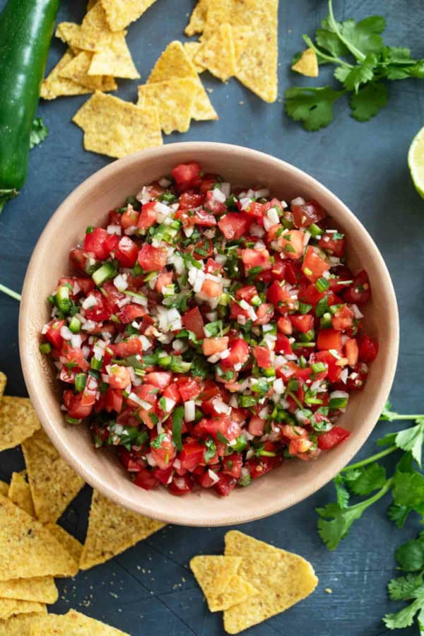 Fresh Pico de Gallo - Salsa Fresca - Taste and Tell