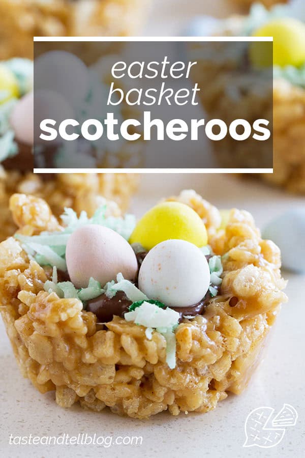 Easter Basket Scotcheroos - Taste and Tell