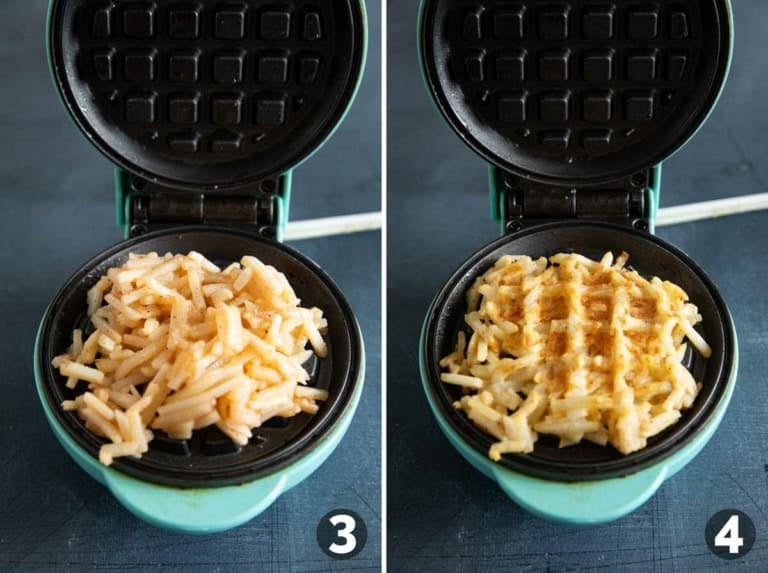 Hash Brown Waffles - Taste and Tell