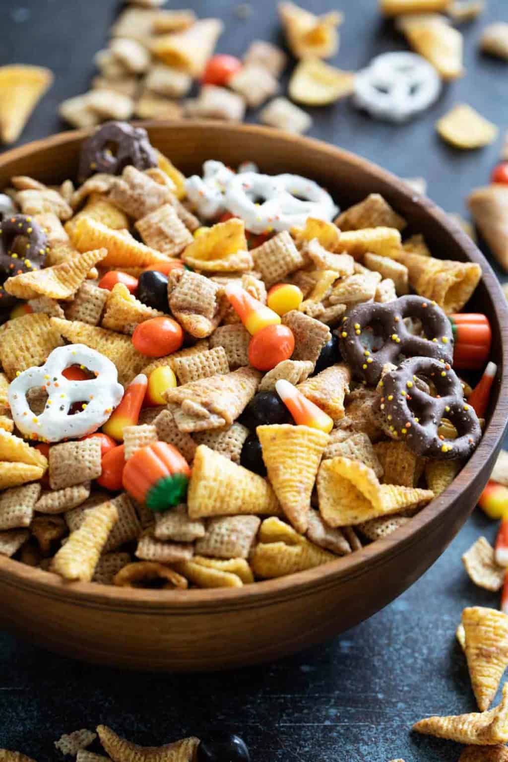 Halloween Chex Mix - Taste and Tell