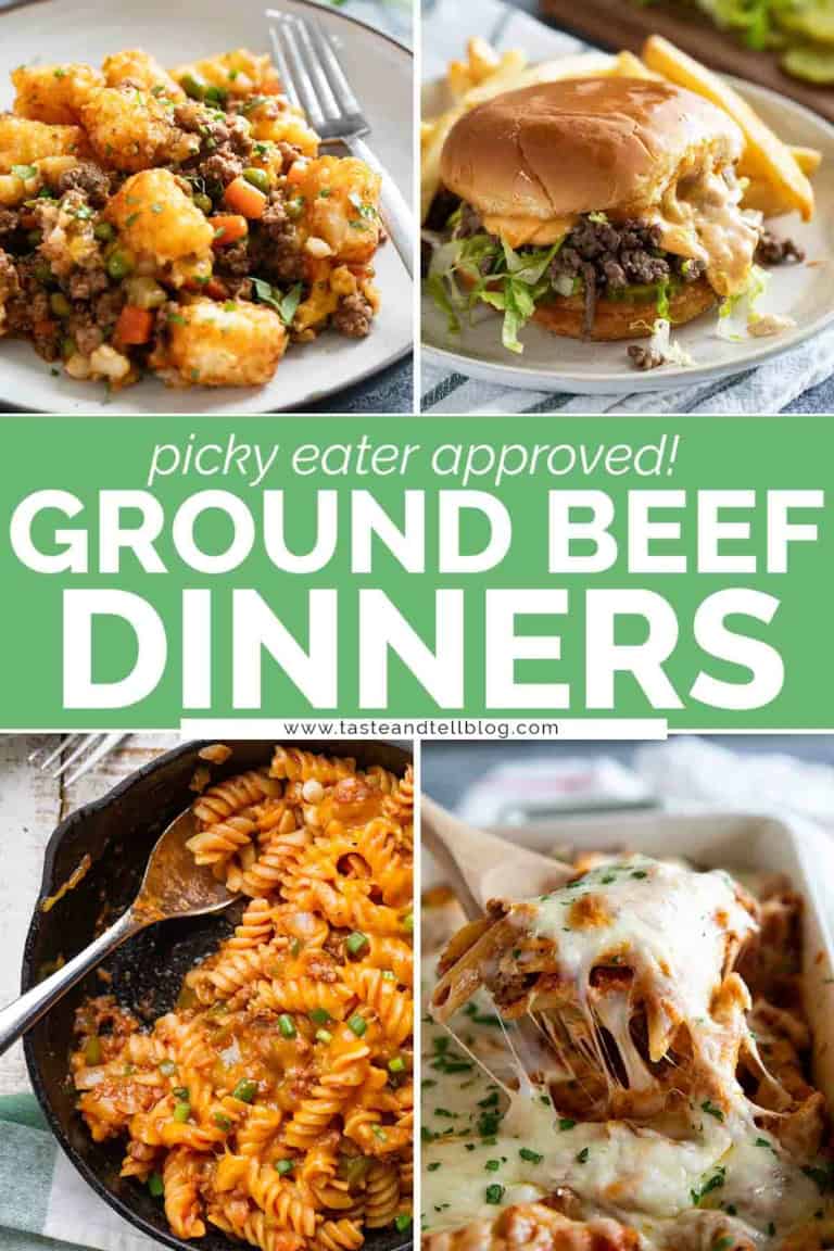 Ground Beef Dinners for Picky Eaters - Taste and Tell