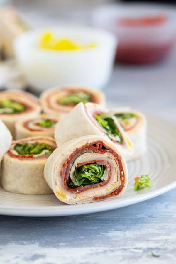 Easy Make Ahead Italian Pinwheels - Taste and Tell